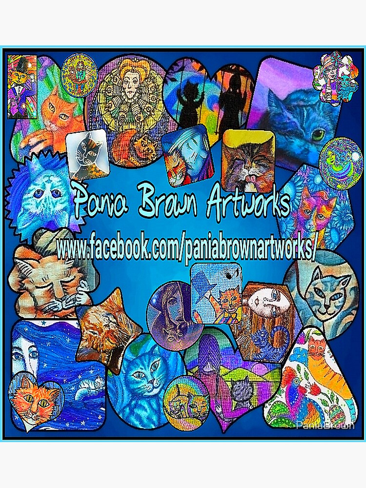 "Pania Brown Artworks " Sticker by PaniaBrown | Redbubble