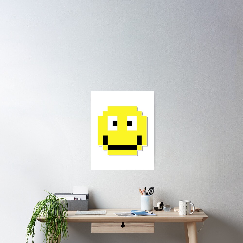 "8 Bit Emoji - Smiley" Poster von MGMBrothers | Redbubble