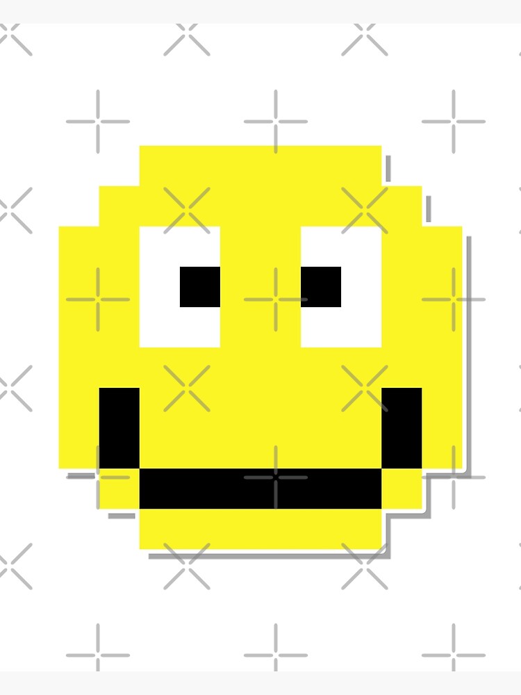 "8 Bit Emoji - Smiley" Poster von MGMBrothers | Redbubble