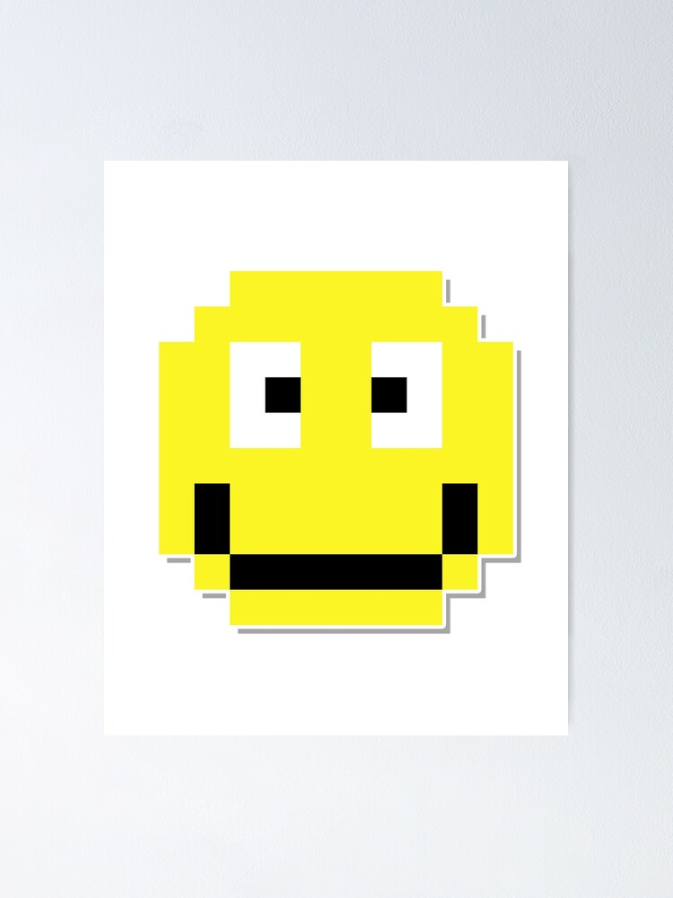 "8 Bit Emoji - Smiley" Poster von MGMBrothers | Redbubble