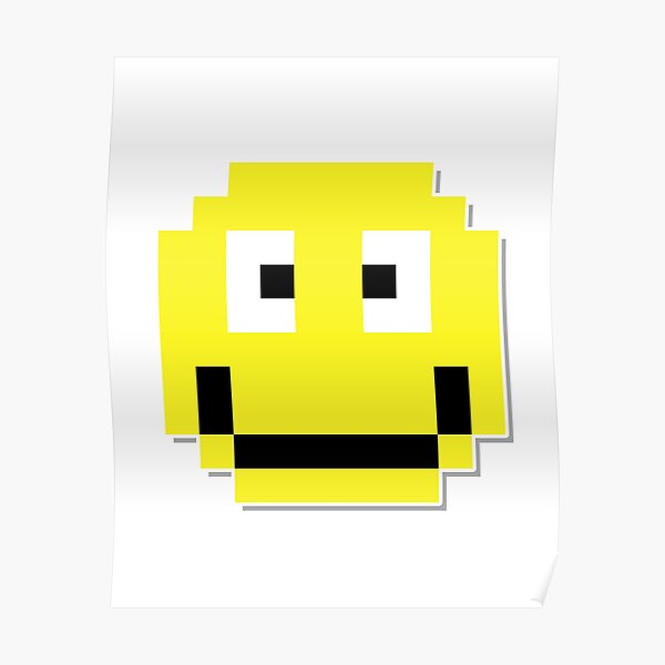 "8 Bit Emoji - Smiley" Poster for Sale by MGMBrothers | Redbubble