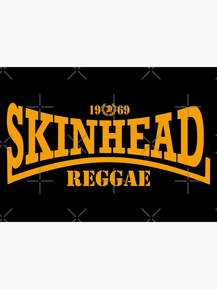 "Gold Skinhead Reggae 1969" Sticker for Sale by brkstamper | Redbubble