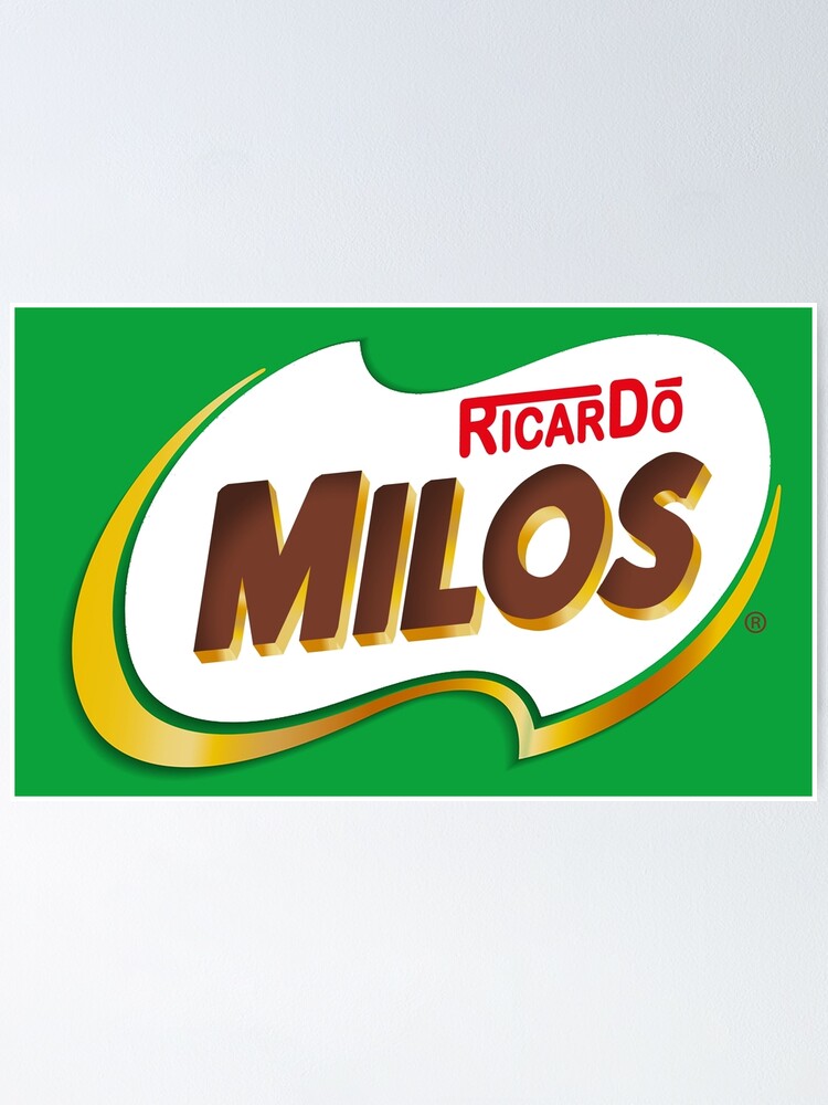 "Ricardo Milos Milo" Poster by Ironic-Tees | Redbubble