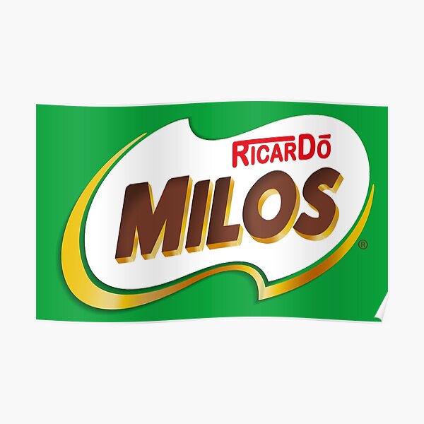 "Ricardo Milos Milo" Poster by Ironic-Tees | Redbubble