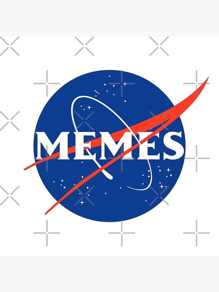 "Memes NASA Logo" Poster for Sale by Leksal | Redbubble