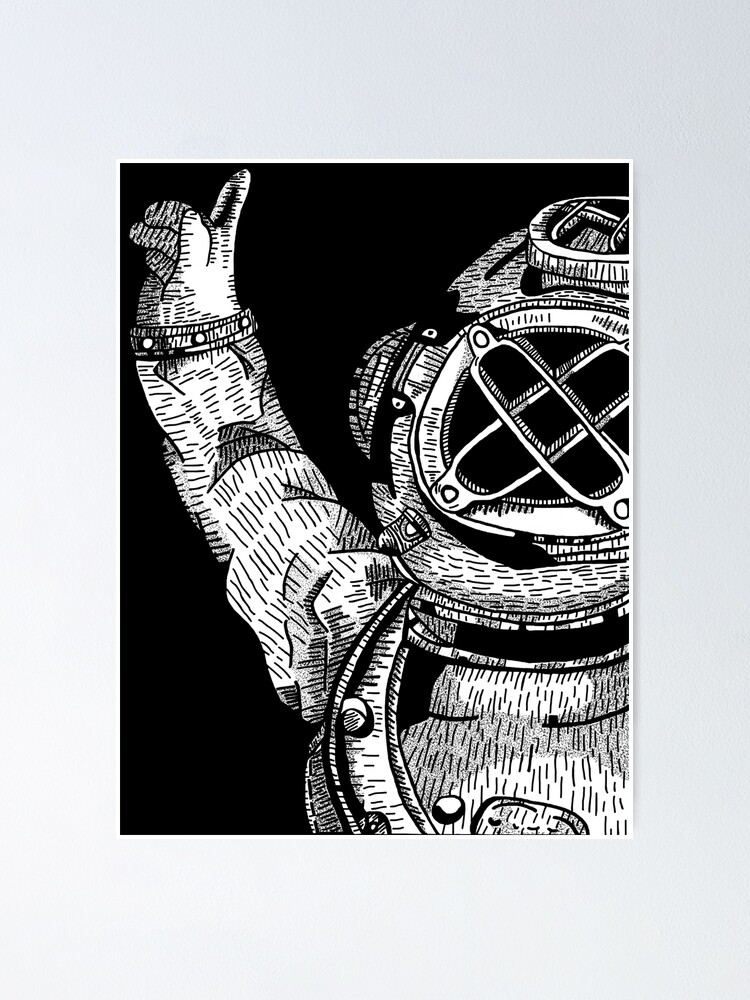 "Deep Sea Diver" Poster by PilzburyBroBoy | Redbubble