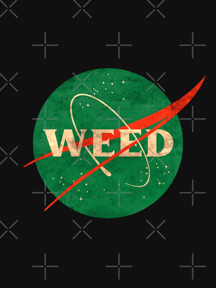 "Weed NASA Logo" Essential T-Shirt for Sale by Leksal | Redbubble