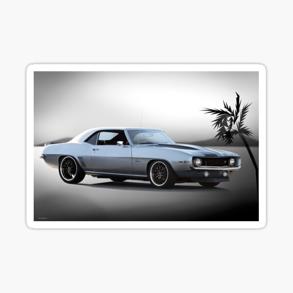 "1969 Chevrolet Camaro Z28" Sticker for Sale by DaveKoontz | Redbubble