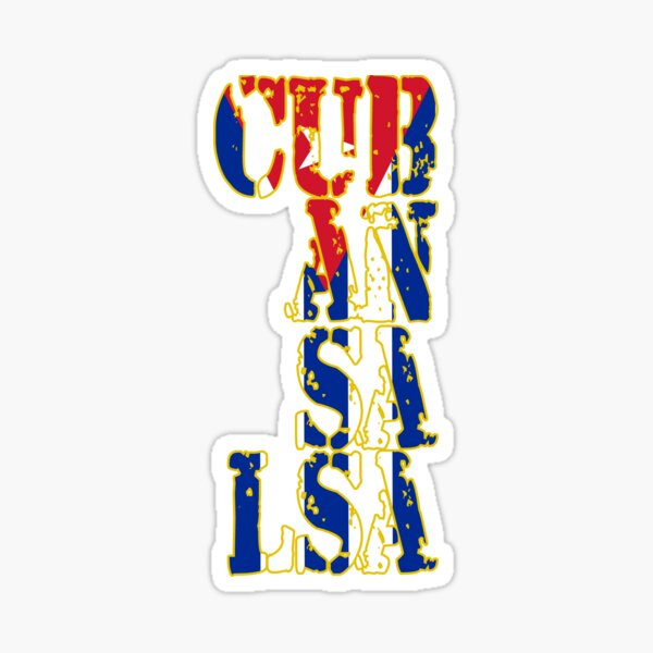 "Cuban Salsa Dance - Cuba Flag - Salsa Dancer Gift" Sticker by Dubbra ...