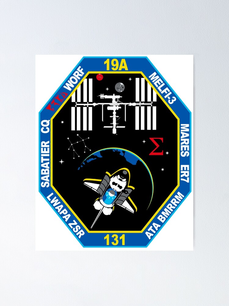 "STS-131 Payload Team Patch" Poster by Quatrosales | Redbubble