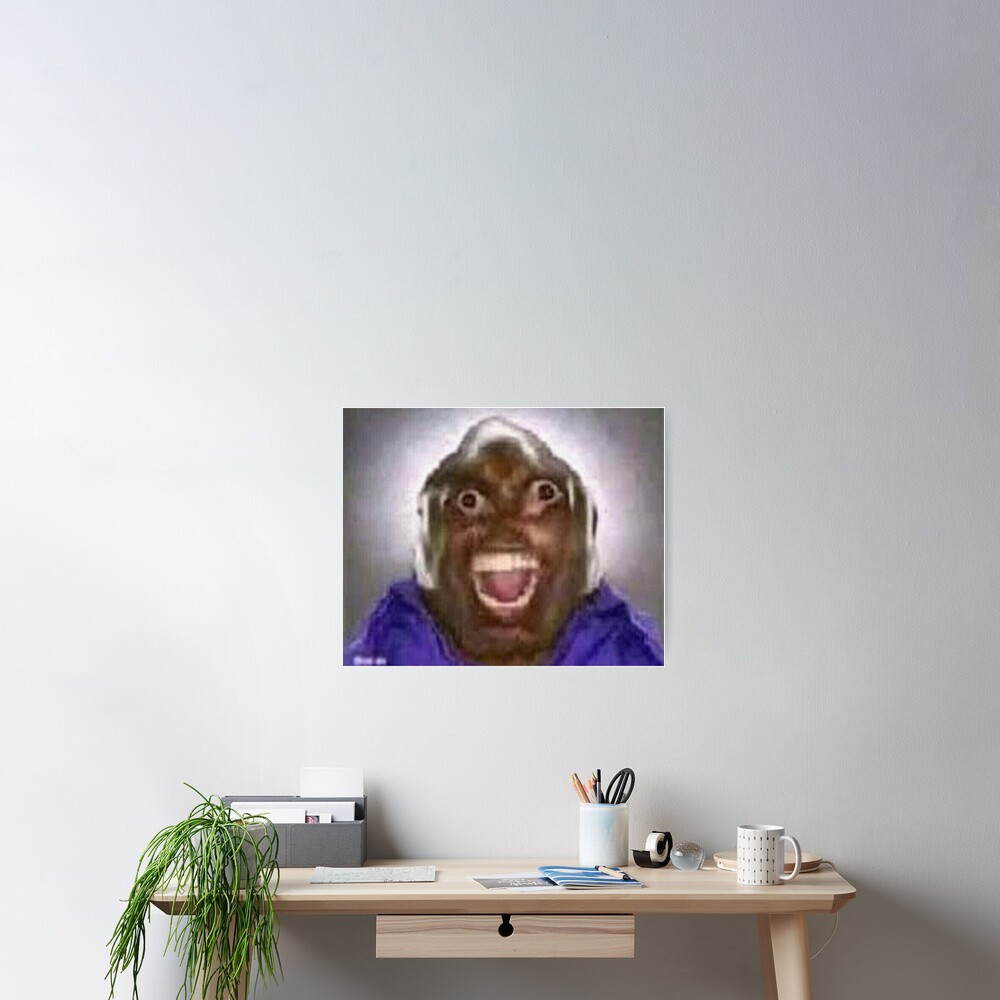 "Screaming Man Meme" Poster for Sale by BoomerUSA | Redbubble