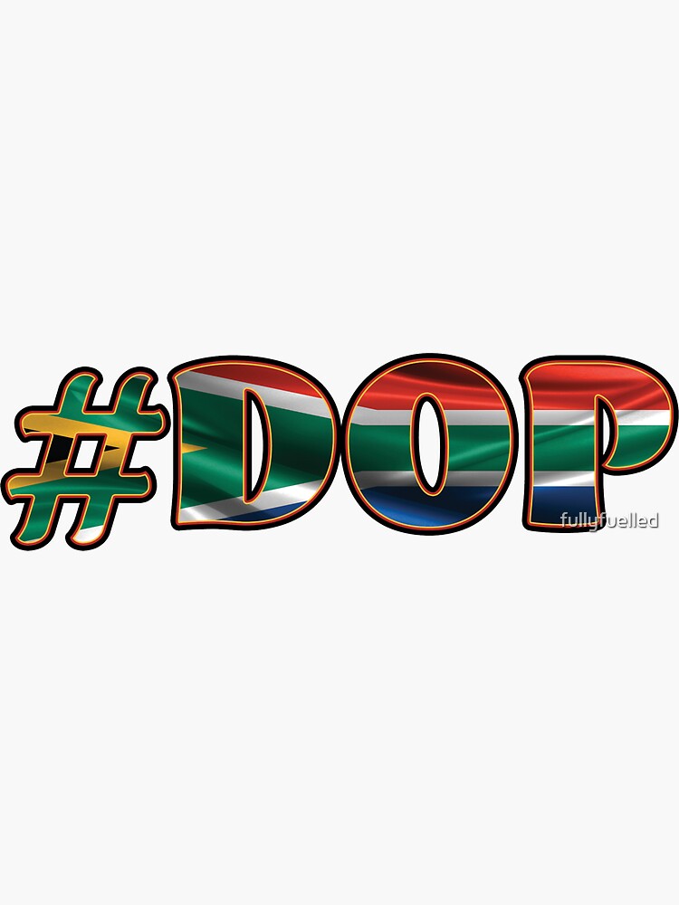 "Dop?" Sticker for Sale by fullyfuelled | Redbubble