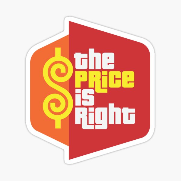 "The Price Is Right" Sticker by talain | Redbubble