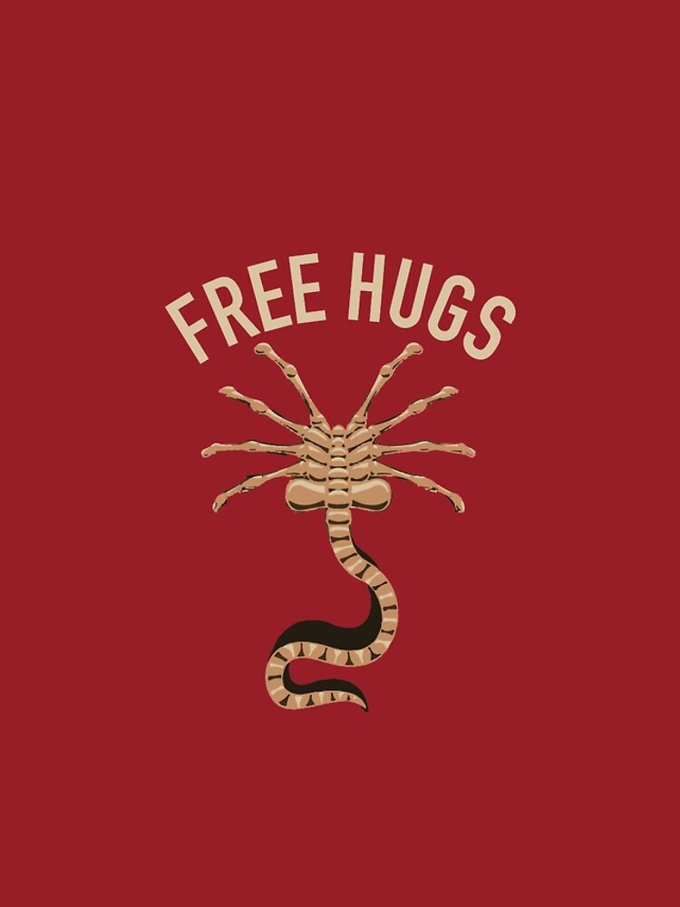 "Alien Facehugger Free Hugs Xenomorph" iPhone Case for Sale by ...