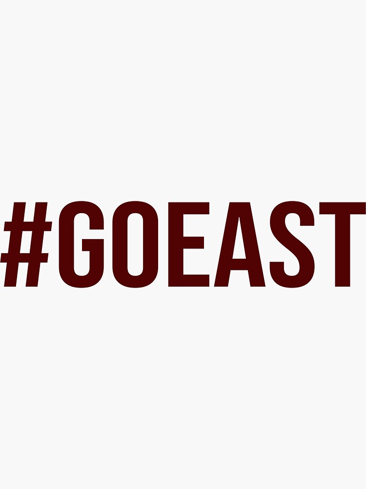 "Go East" Sticker by estl | Redbubble