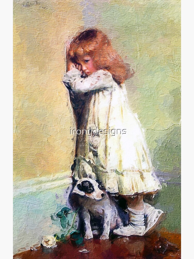 "In Disgrace Vintage Oil Painting Masterpiece" Art Print for Sale by ...