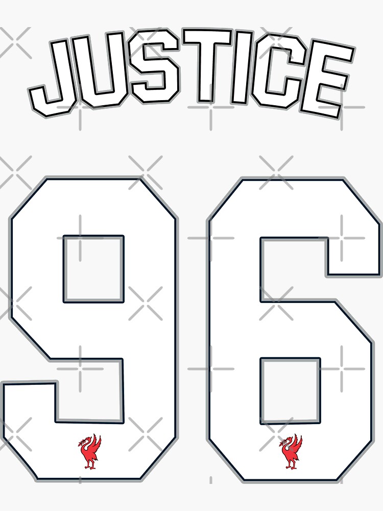 "Justice for the 96" Sticker for Sale by -electricdreams | Redbubble