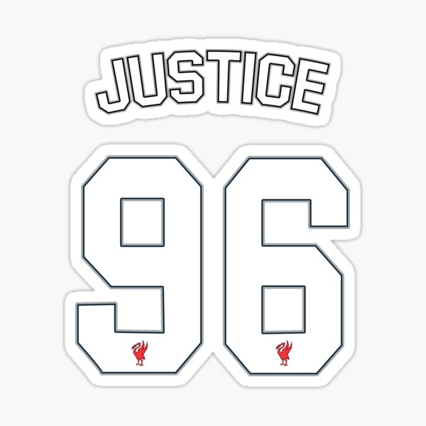 "Justice for the 96" Sticker for Sale by -electricdreams | Redbubble
