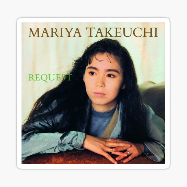 "Request (1987) | Mariya Takeuchi" Sticker for Sale by muwumbe | Redbubble