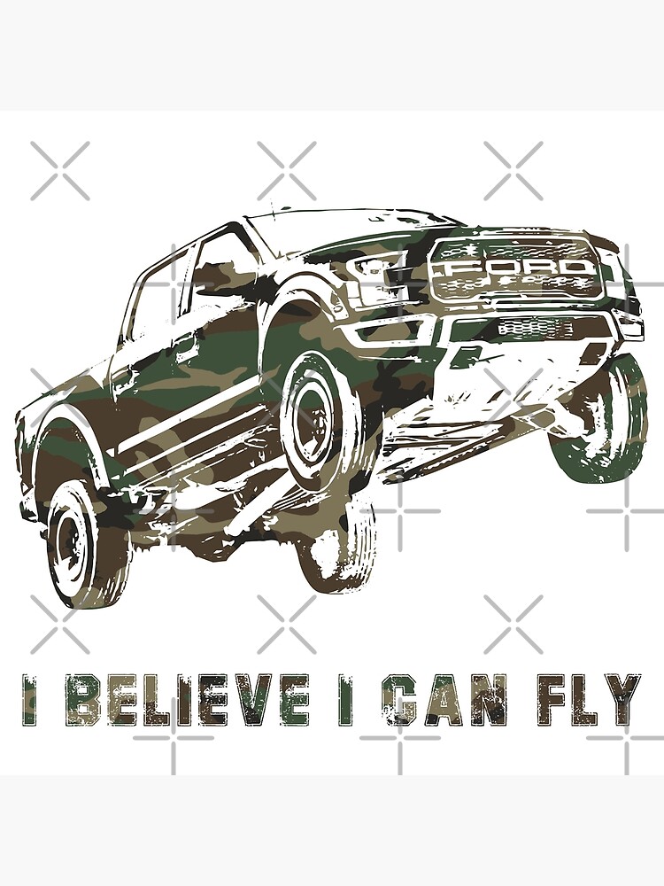 "Flying Ford Raptor WOODLAND" Poster for Sale by bluprnt | Redbubble