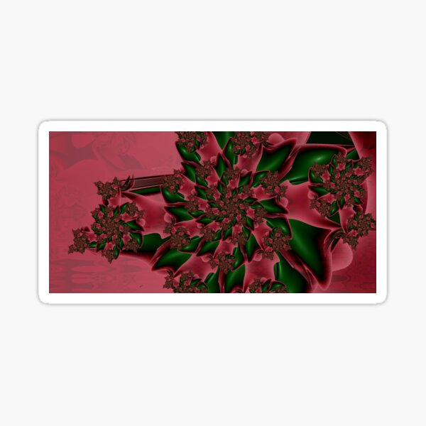 "Holly Daze" Sticker for Sale by -Fractalicious- | Redbubble