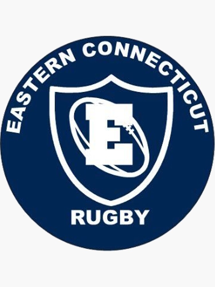"Eastern Connecticut Rugby" Sticker by estl | Redbubble