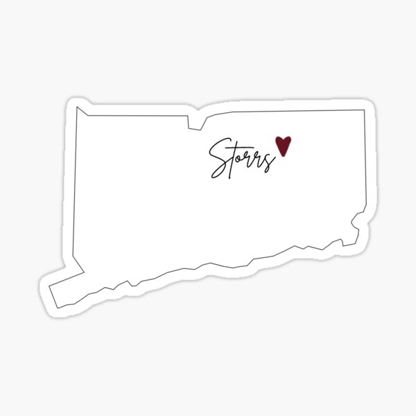 "Storrs CT" Sticker for Sale by estl | Redbubble