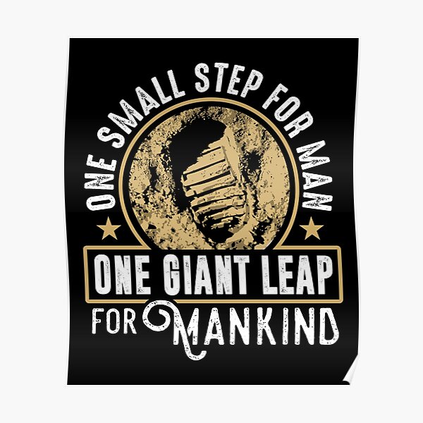 50th Anniversary Apollo 11 Moon Landing Footprint Product Poster By