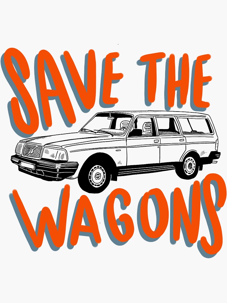 "Wagons" Sticker by 55eleven | Redbubble