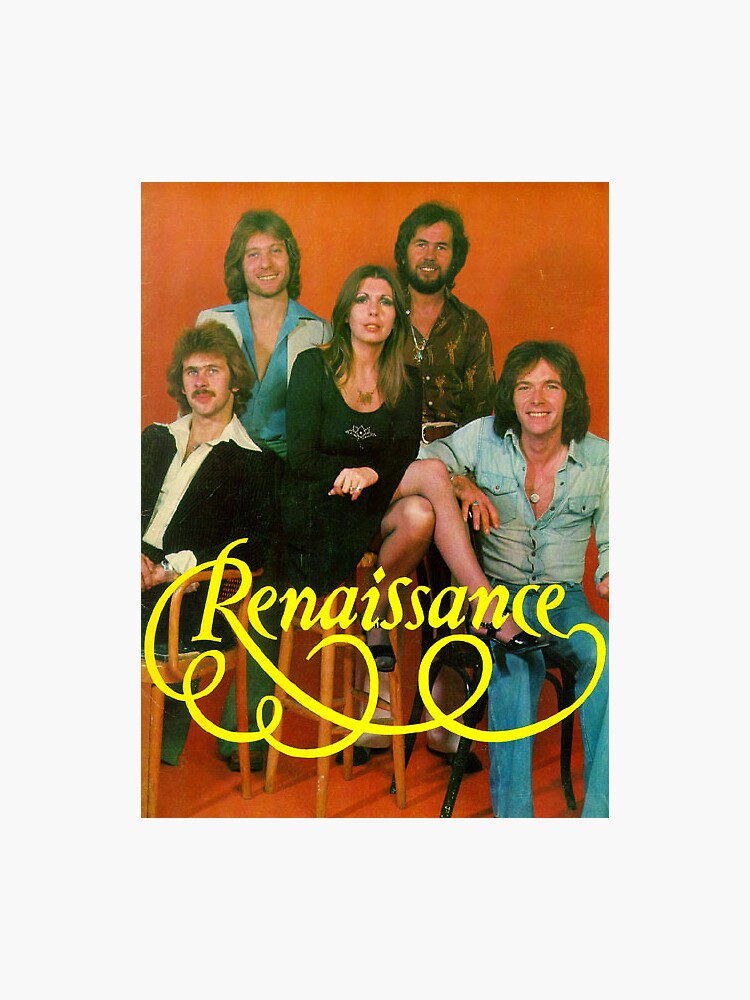 "Renaissance band" Sticker for Sale by Marievandian | Redbubble