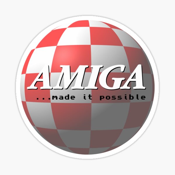 "Amiga" Sticker for Sale by amigaboy | Redbubble