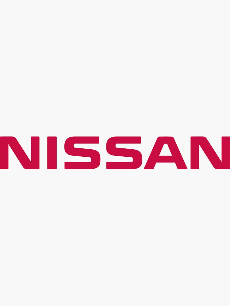 "Nissan. logo" Sticker by Matron300 | Redbubble