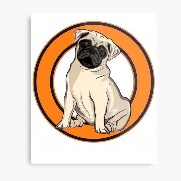 Lámina metálica «La vida de las drogas de Pugs Not No necesito un ...