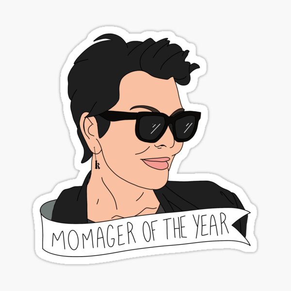"Momager Of The Year | Kris Jenner" Sticker by pinksundays | Redbubble