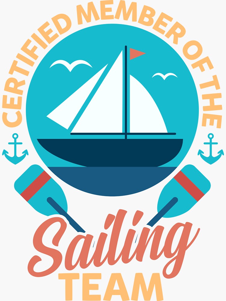 "Sail team" Sticker by JamesMcGill1 | Redbubble