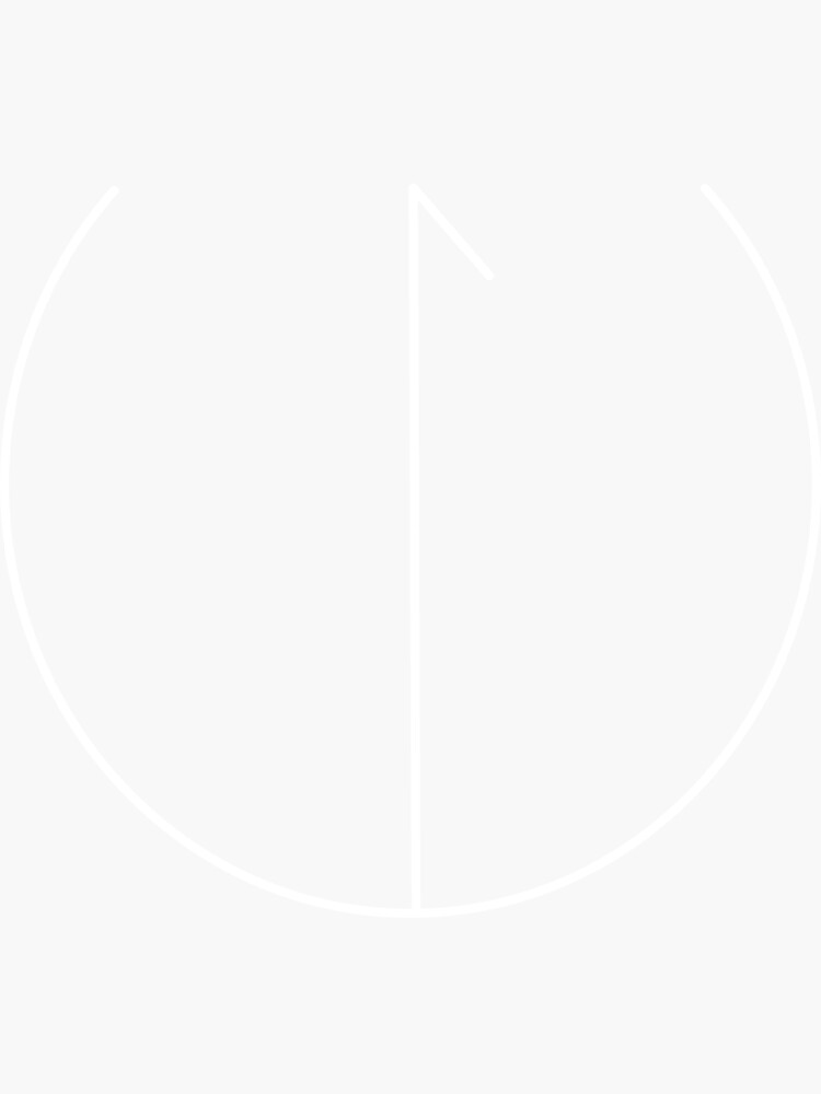 "Amnixiel Demon Symbol (white)" Sticker by MacSquiddles | Redbubble