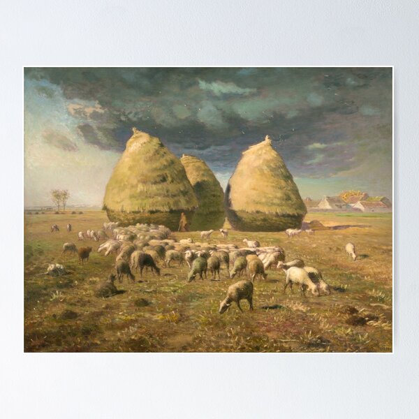 "Haystacks: Autumn by Jean-François Millet" Poster for Sale by ...