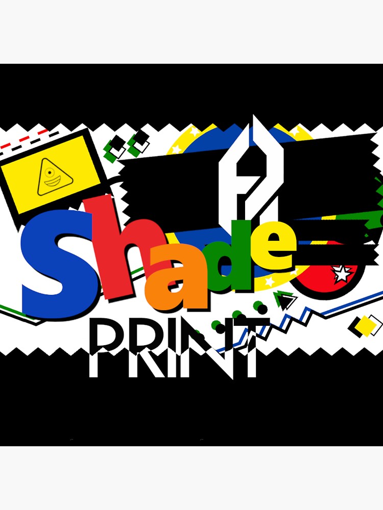 "Shadeprint Play Master Collection" Sticker for Sale by Schematics ...