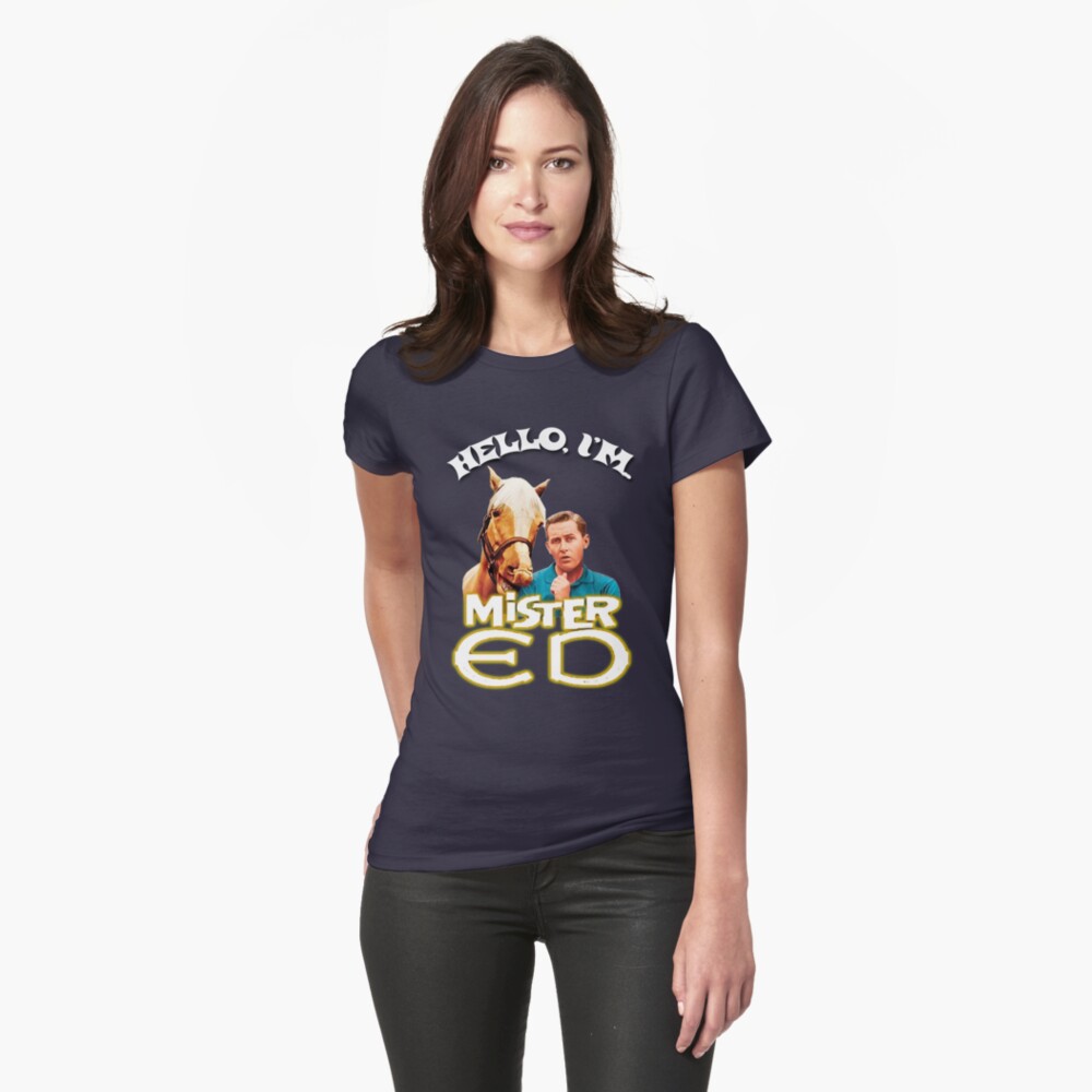 "Hello I'm Mister Ed and Wilbur Post Talking Horse Tribute" Classic T ...