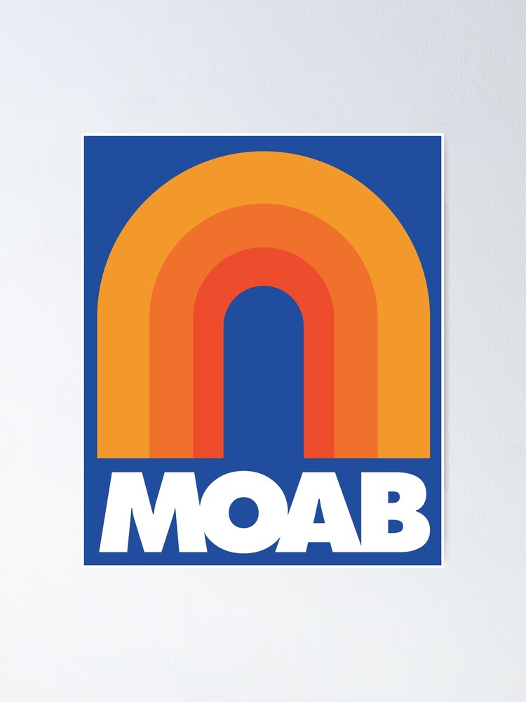 "Moab Utah Retro Designs" Poster by yelly123 | Redbubble