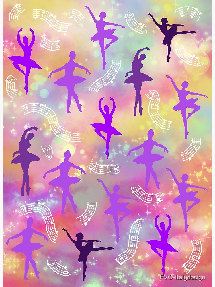 "purple dancers" Canvas Print for Sale by FVO-italydesign | Redbubble