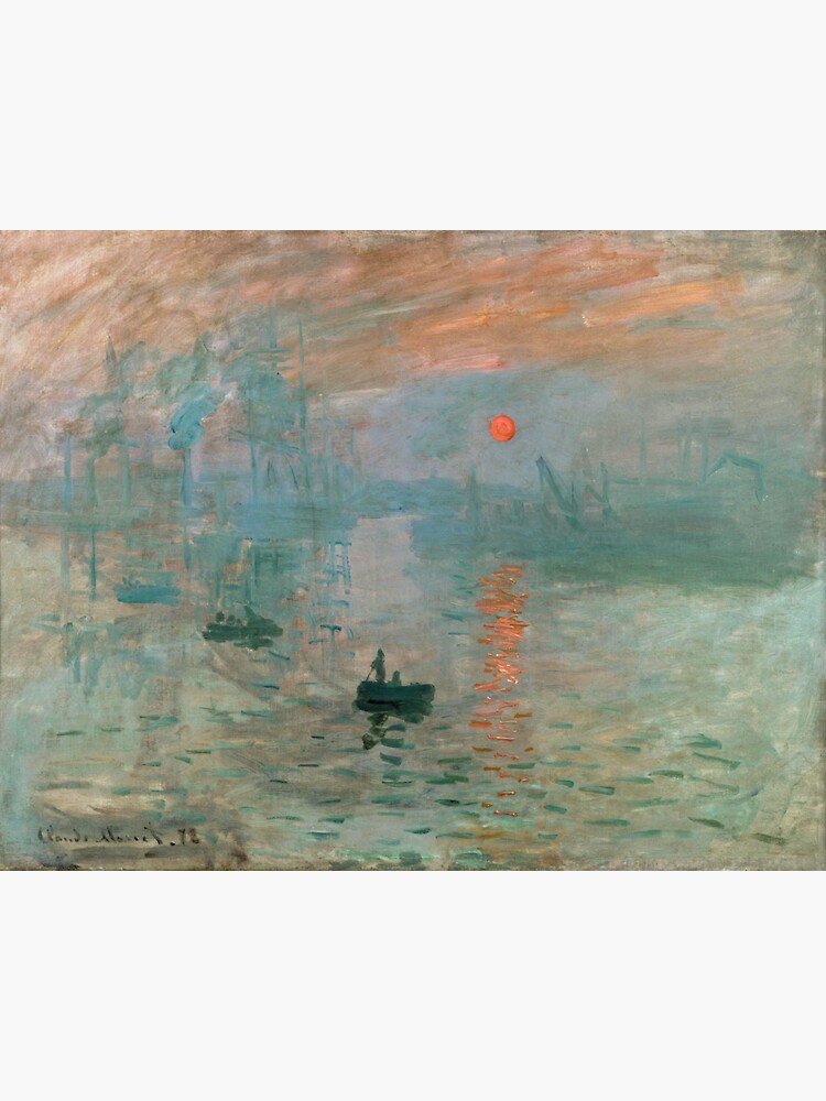 "Impression, Sunrise by Claude Monet" Sticker for Sale by retropublic ...