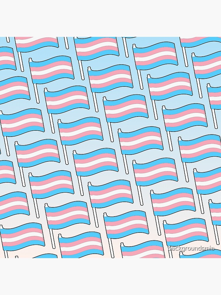 "Transgender Pride Flag Pattern" Poster by backgroundsmia | Redbubble