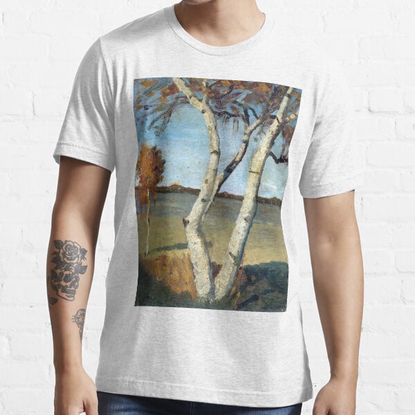 "Paula Modersohn-Becker Birkenbaum in einer Landschaft" T-Shirt von ...