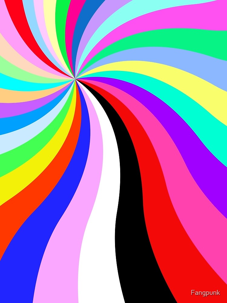 "Trippy Prism of Peace" Poster by Fangpunk | Redbubble