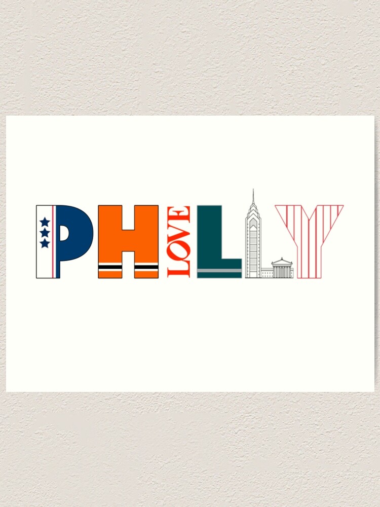 "Philly Philly Sticker" Art Print for Sale by gracesgraphics | Redbubble