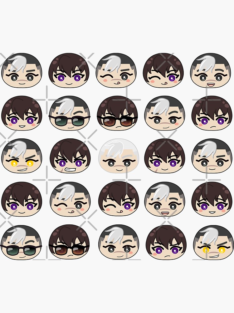 "Sheith Omanjuu manjuu" Sticker by mixestomix | Redbubble