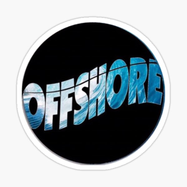 "Offshore Ocean Design 2" Sticker by Rev4am | Redbubble