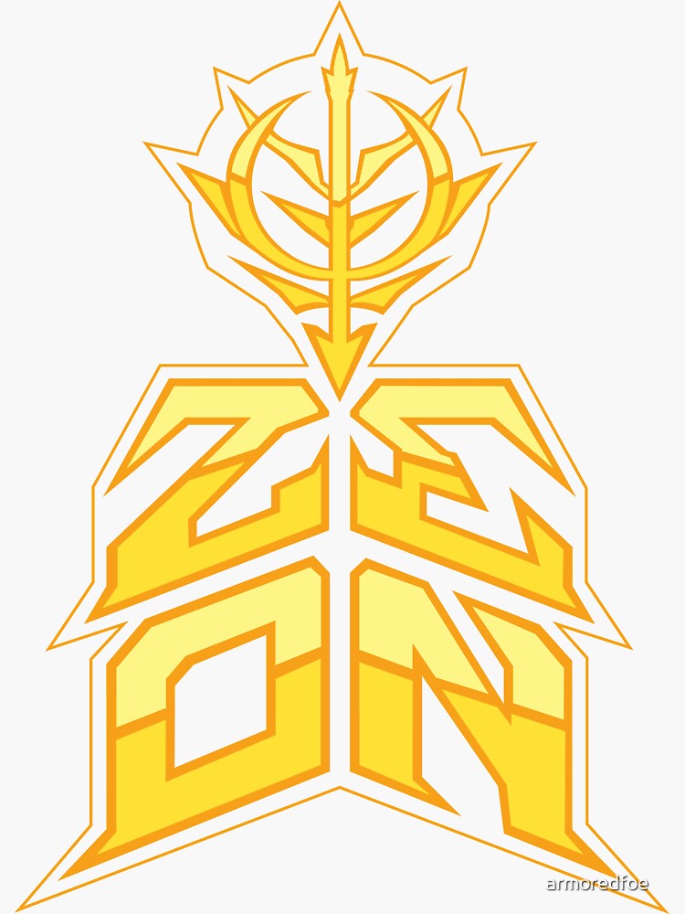 "Zeonic Royalty" Sticker for Sale by armoredfoe | Redbubble