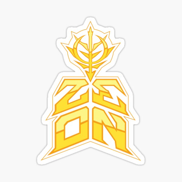 "Zeonic Royalty" Sticker for Sale by armoredfoe | Redbubble